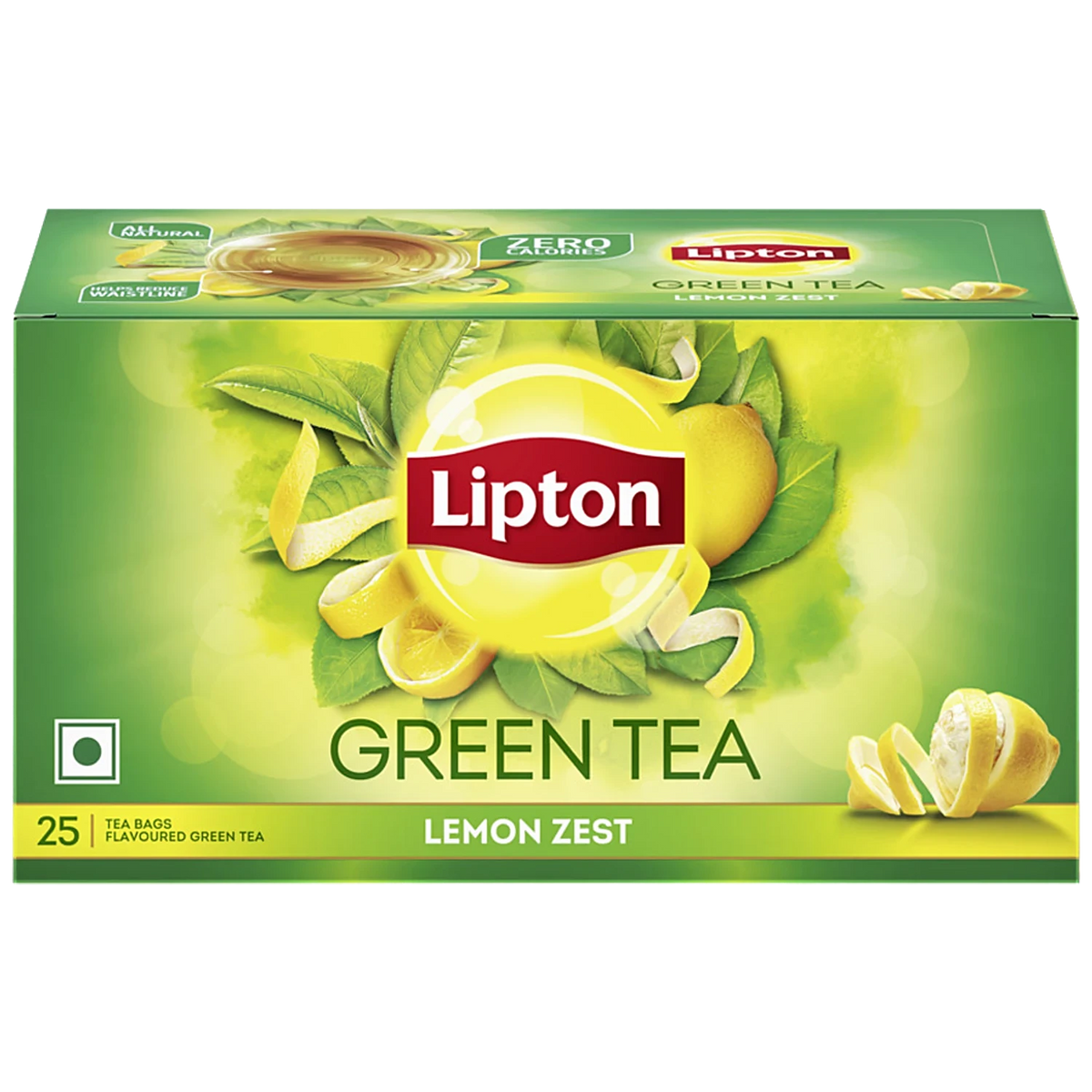 Lipton Lemon Zest Green Tea Bags 25 pc – Quick Pantry